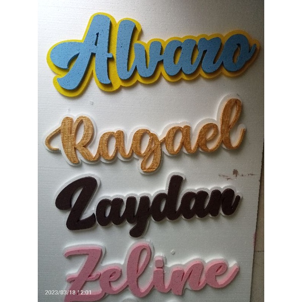 Jual NAMA STYROFOAM UK 80 CM+ PITA | Shopee Indonesia