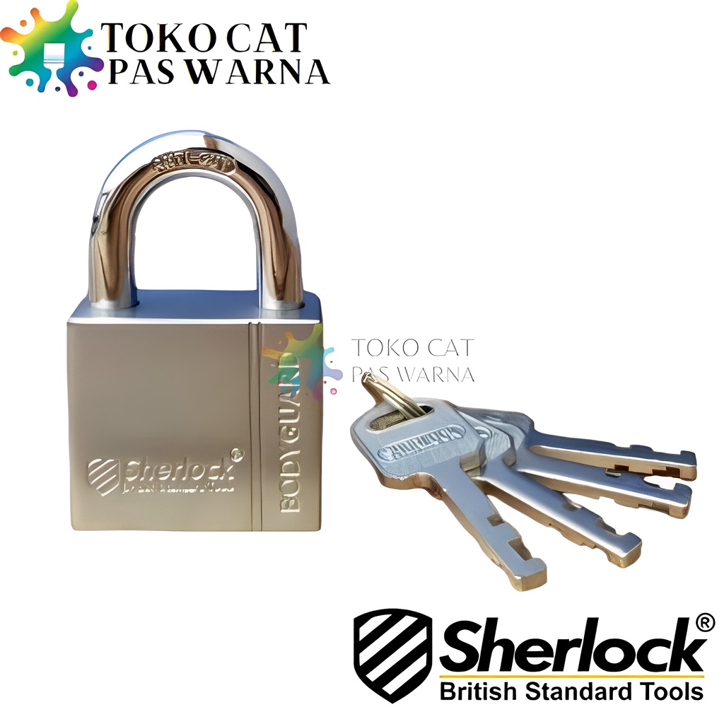 Jual Gembok Besi Silinder SHERLOCK BODYGUARD PENDEK | Shopee Indonesia