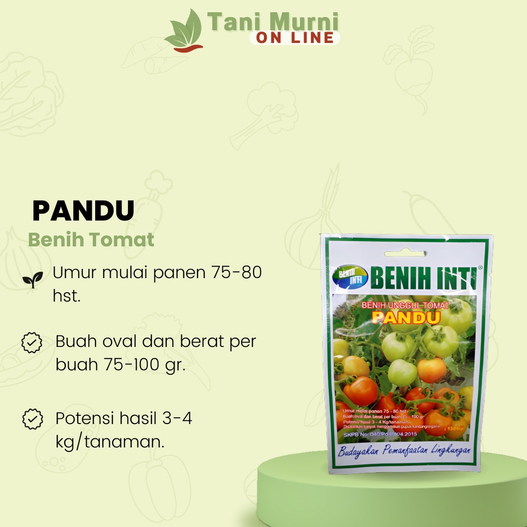 Jual Benih Tomat Small Pack Pandu Benih Inti 150 Biji | Shopee Indonesia