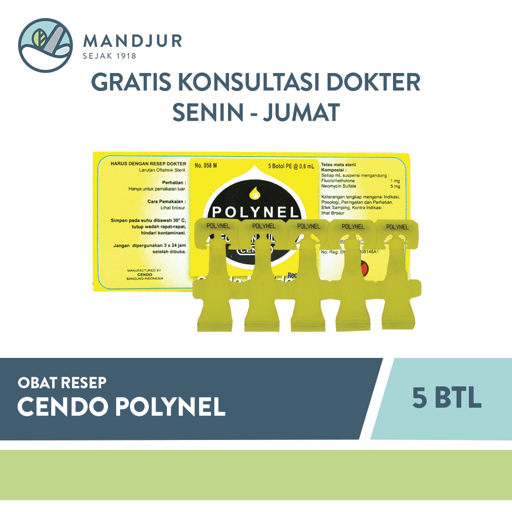 Jual Cendo Polynel Minidose 0.6 mL | Shopee Indonesia