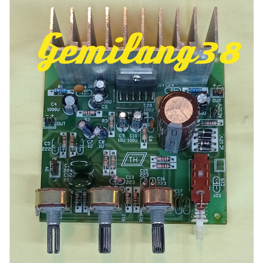 Jual KIT POWER STEREO TDA 2005 80W 12VDC AMPLIFIER PLATINUM TDA2005 3PT | Shopee Indonesia