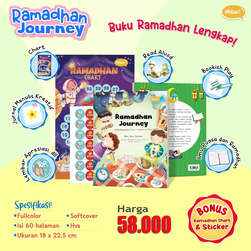 Jual Buku Ramadhan Anak: Ramadhan Journey I BONUS Ramadhan Chart ...
