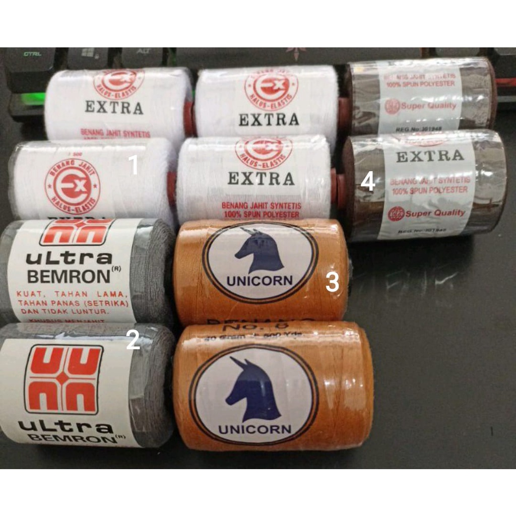 Jual BENANG JAHIT JEANS/BENANG JAHIT LEVIS +-500YARD | Shopee Indonesia