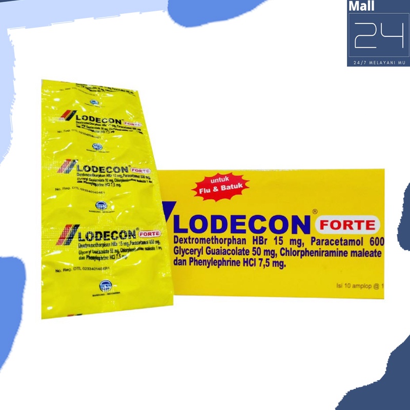 Jual [COD] Lodecon Forte Batuk Flu Pilek Lodecon Forte Demam Panas ...