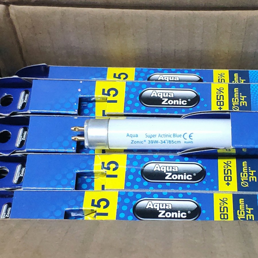 Jual Lampu Aquazonic Actinic Blue Taning Ikan Uv a dan uv b | Shopee ...