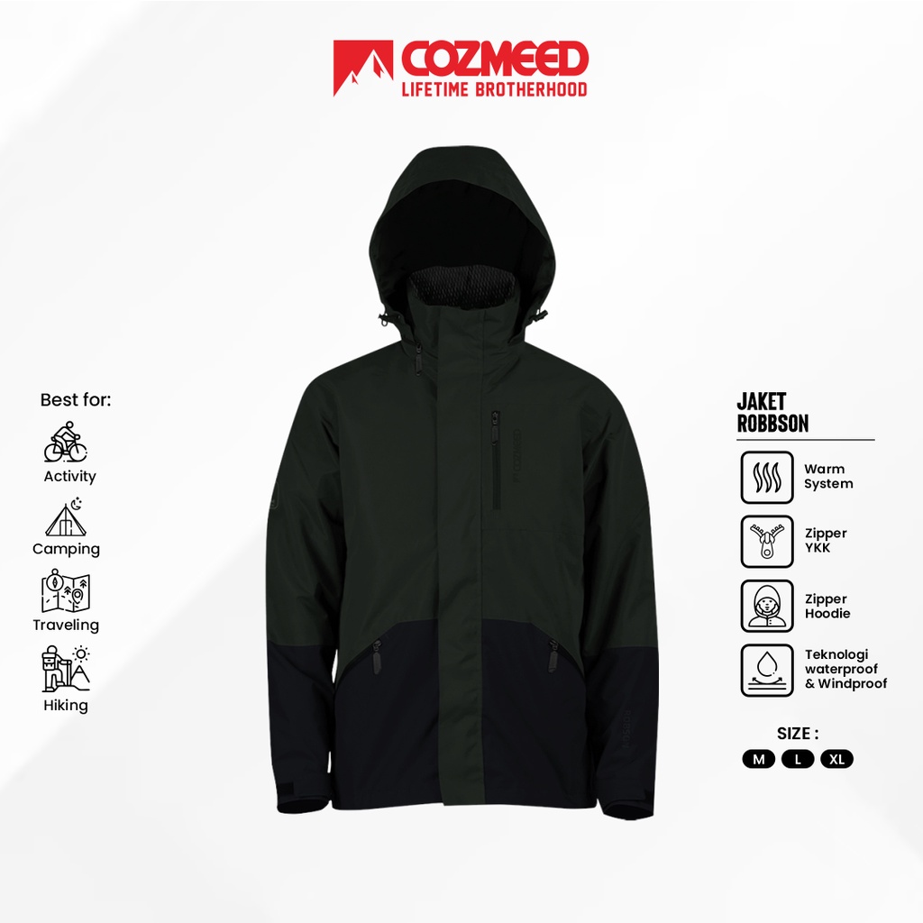 Jual Cozmeed Jaket Gunung Pria Wanita Waterproof Jacket Outdoor Camping ...