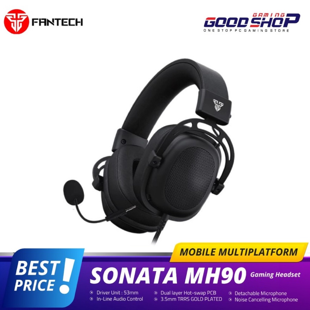 Jual FANTECH SONATA MH90 - MH-90 GAMING HEADSET | Shopee Indonesia