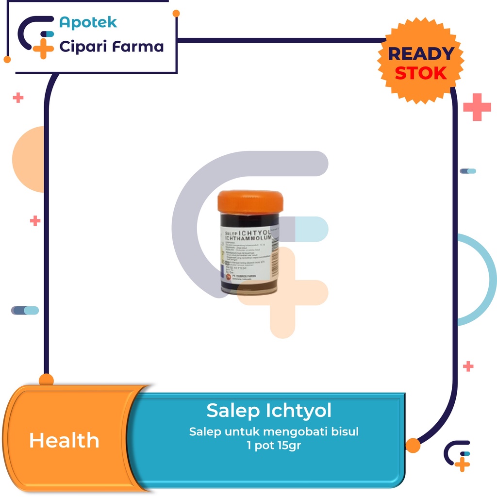 Jual Ichtyol Salep Hitam | Obat Salep Kulit | Jerawat | Bisul isi 15gr ...