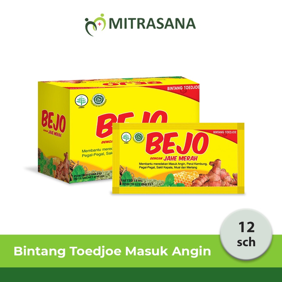 Jual BINTANG TOEDJOE MASUK ANGIN DG JAHE MRH 15 ML 12 SCH | Shopee ...