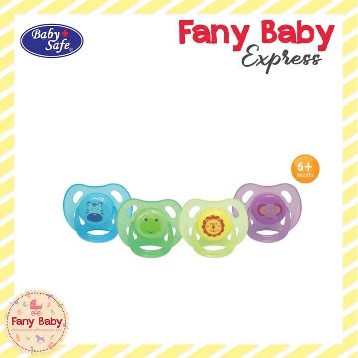 Jual BABY SAFE NATURAL SHAPE PACIFIER WITH COVER M / PC04M | Shopee ...