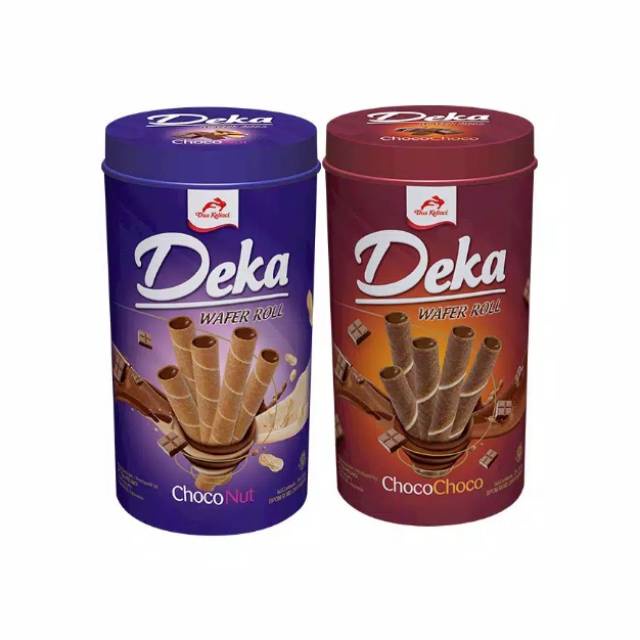Jual Deka Wafer roll kaleng / Deka Wafer ChocoChoco / ChocoNut / Deka ...