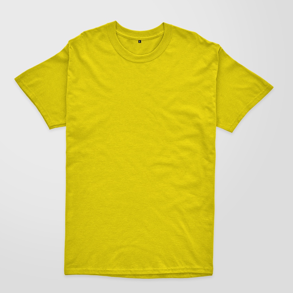 Jual Blank T-shirt Yellow Canary (Kaos Polos Kuning Kenari Lengan ...