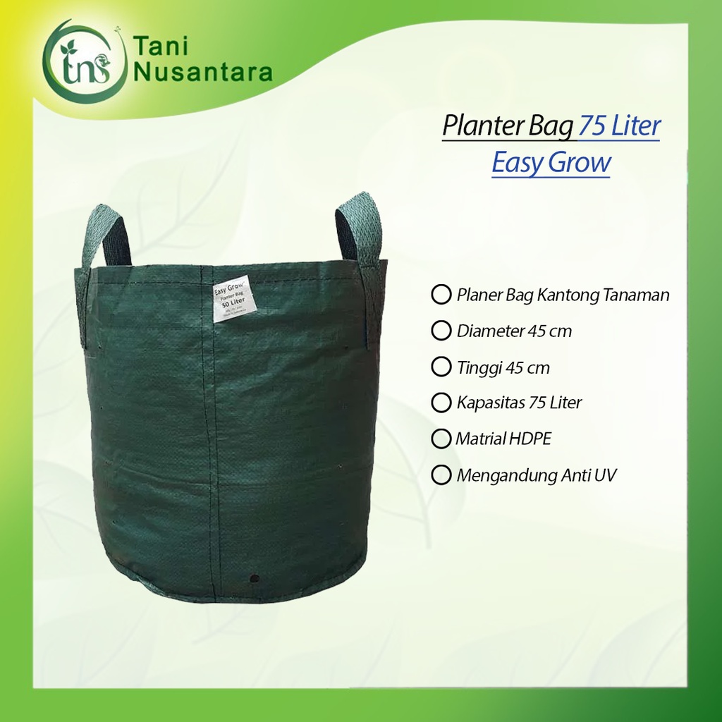 Jual PLANTER BAG 75 LITER EASY GROW / PLANTER.BAG / PLANTERBAG / PLATER BAG | Shopee Indonesia