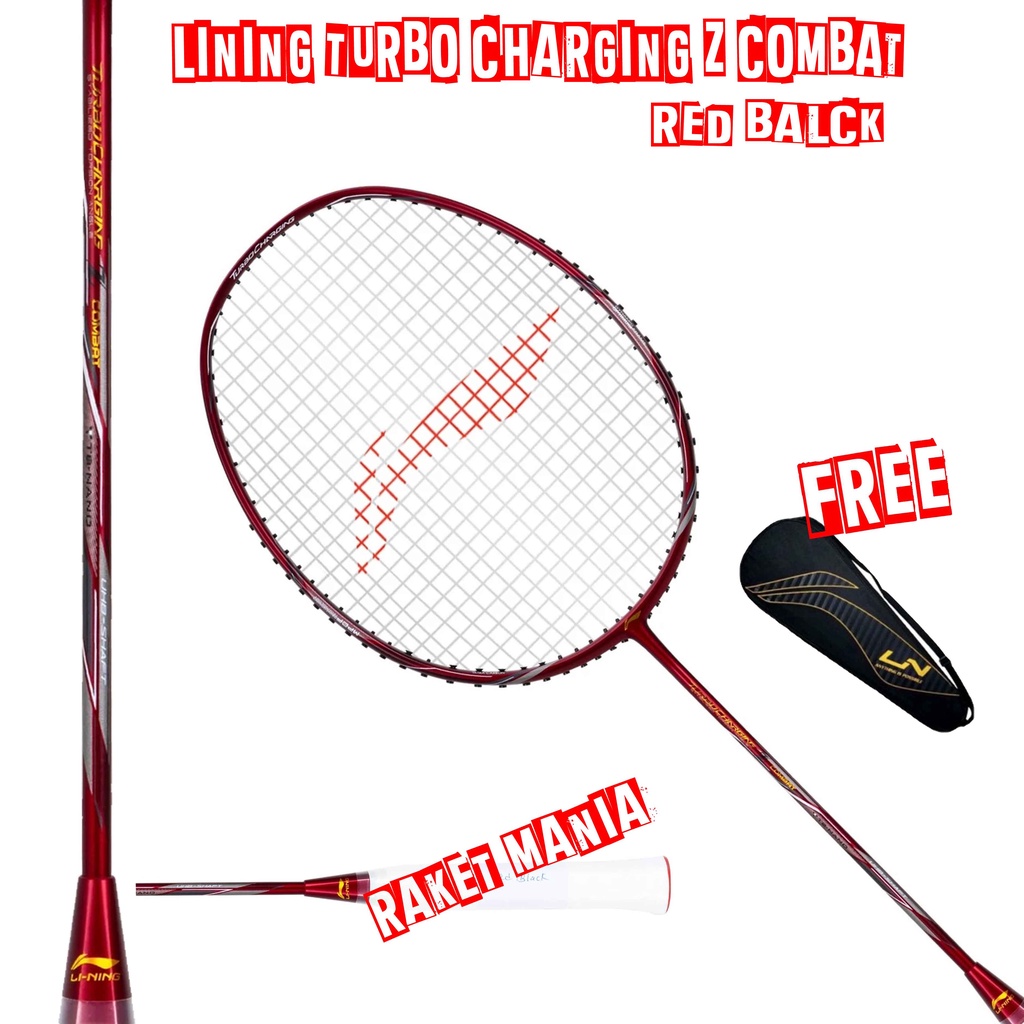 Jual Raket Badminton Lining Turbo Charging Z Combat Original | Shopee ...