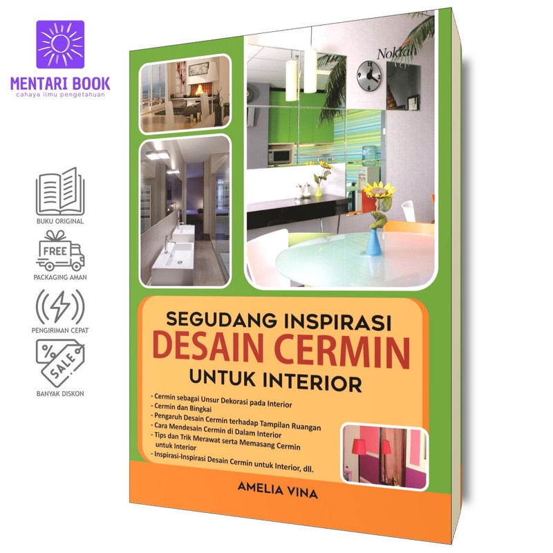 Jual Segudang Inspirasi Desain Cermin untuk Interior | Amelia Vina | Noktah | Shopee Indonesia