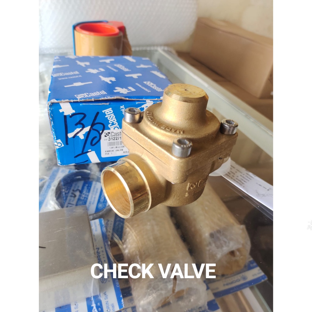Jual CHECK VALVE CASTEL ADA 3UKURAN | Shopee Indonesia