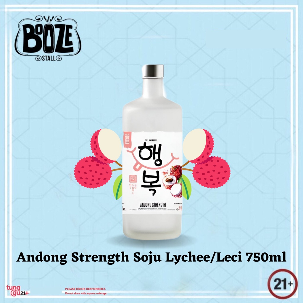 Jual Andong Strength Soju Lychee Leci 750ml | Shopee Indonesia