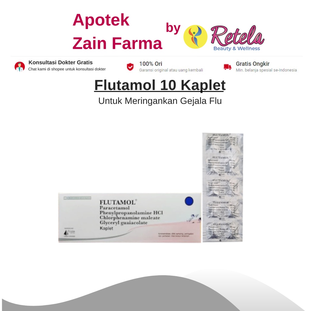 Jual FLUTAMOL TAB 10`S | Shopee Indonesia