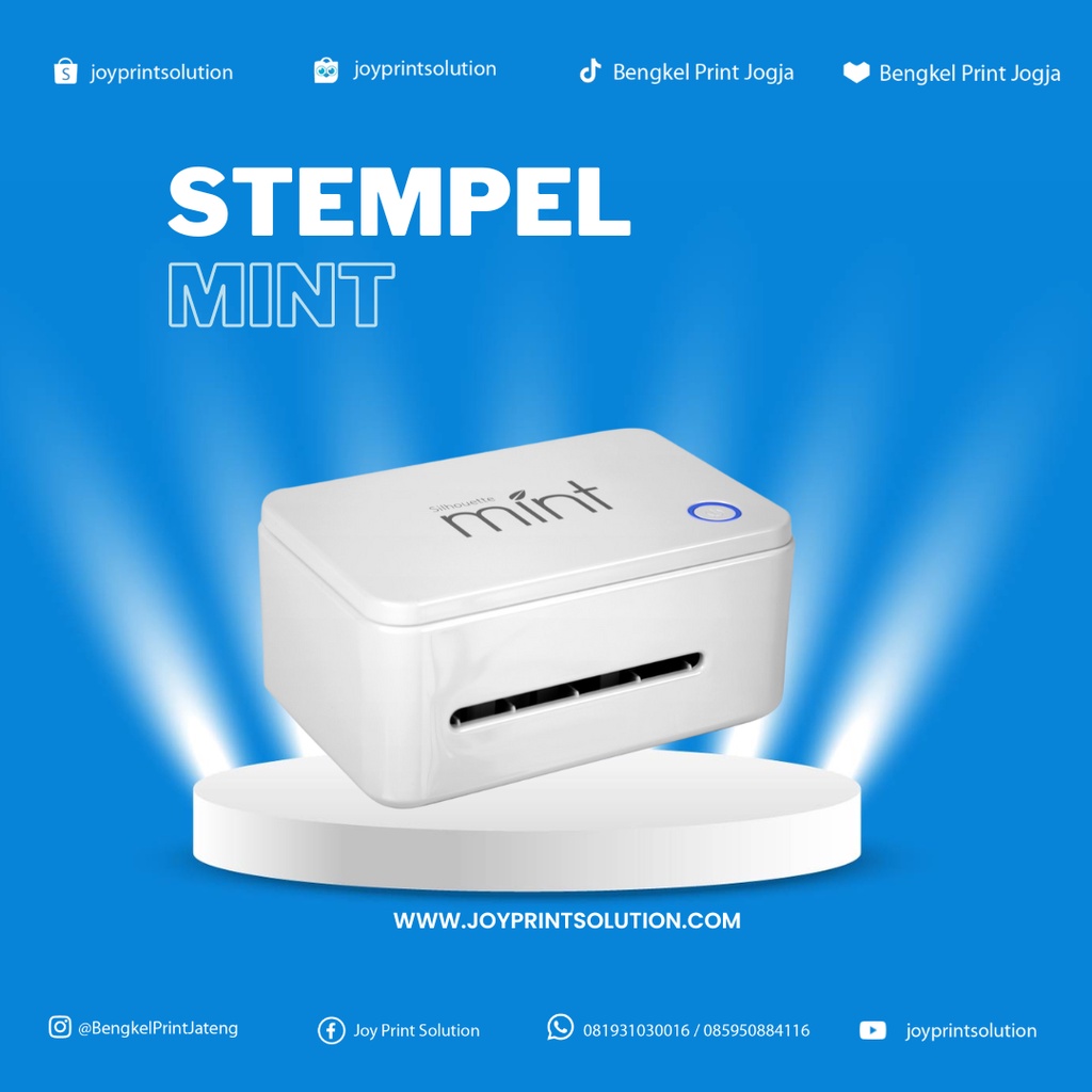Jual Mesin Stempel Silhouette Mint | Shopee Indonesia