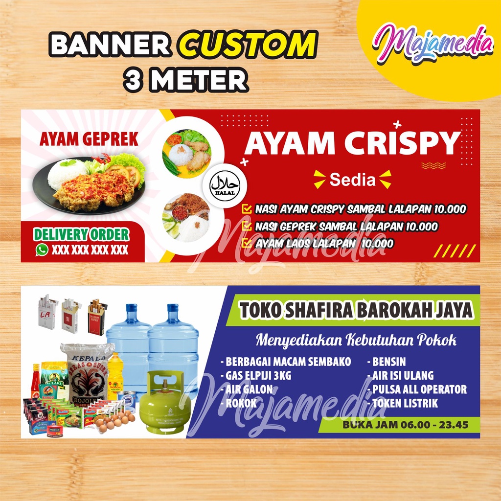 Jual BANNER 3 METER CUSTOM | Shopee Indonesia