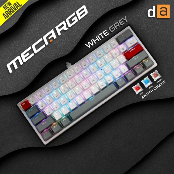 Jual Best Seller Keyboard Digital Alliance Meca 6 Rgb - Keyboard Gaming ...