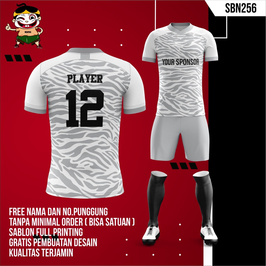 Jual JERSEY BOLA CUSTOM FUTSAL ANAK-DEWASA FULL PRINTING GRATIS REQUEST ...
