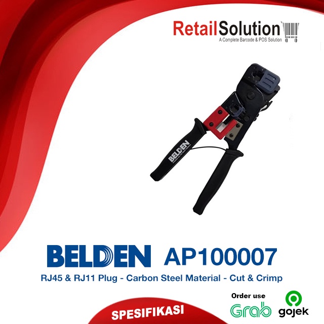 Jual Tang Crimping Tool Ethernet LAN RJ11 RJ12 RJ45 - Belden AP ...
