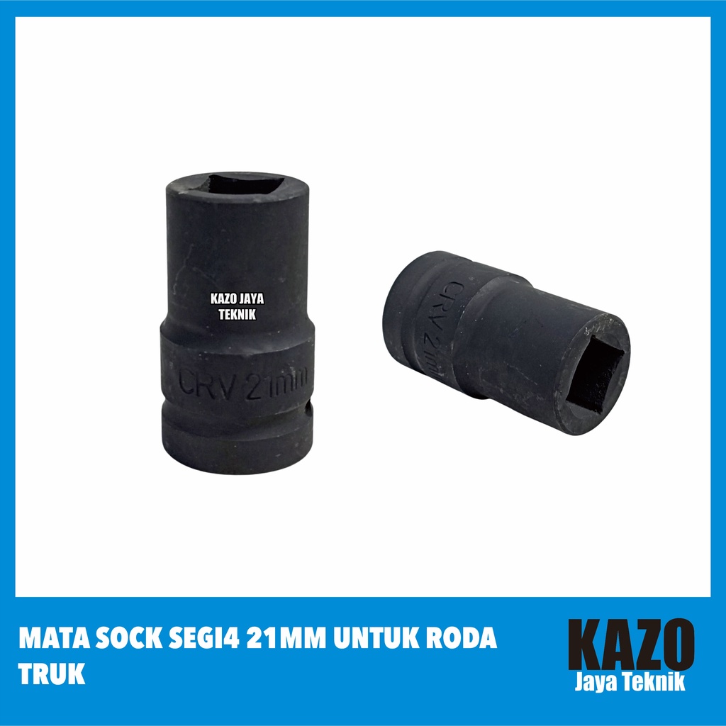 Jual Mata Sock Segi4 21mm Untuk Roda Truk / Kunci Sock Impact | Shopee ...