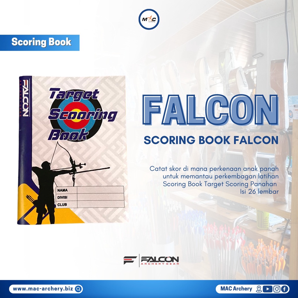 Jual Scoring Book/Target Scoring Panahan Isi 26 lembar Murah | Shopee Indonesia