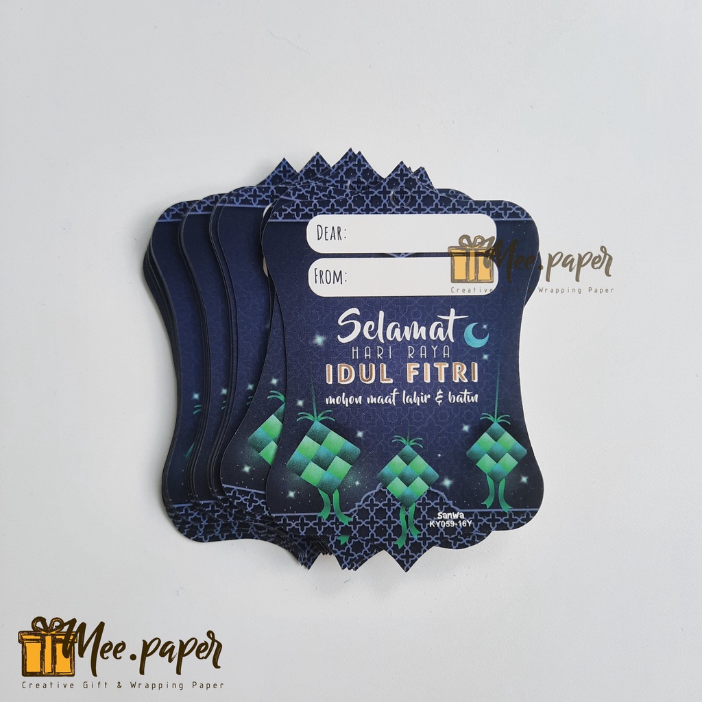 Jual Hang Tag Sansan Wawa, Selamat Idul Fitri, Gift Tag / Label Tag ...