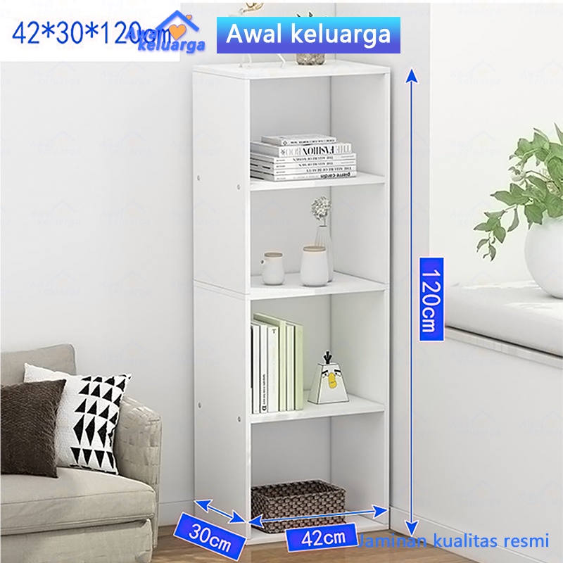 Jual Rak 4 Susun Minimalis / Lemari Buku Serbaguna / GENIO ORC 4 ...