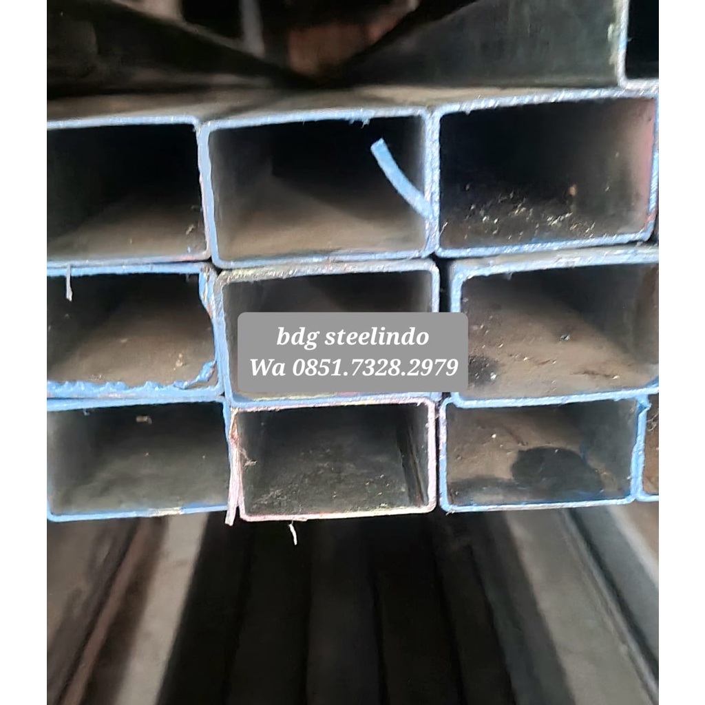 Jual Besi Hollow galvanis 4x6 Full/ holo galvanis | Shopee Indonesia