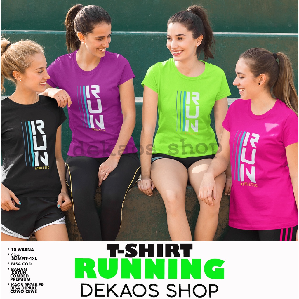 Jual KAOS RUNNING / KAOS JOGGING / KAOS OLAHRAGA WANITA / KAOS OLAHRAGA ...