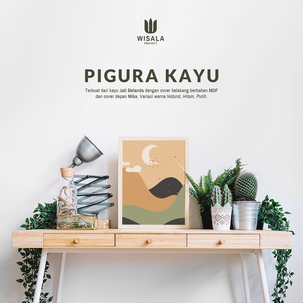 Jual Wisala Pigura Kayu 12R 30x40cm Bingkai Foto Hiasan Dinding ...