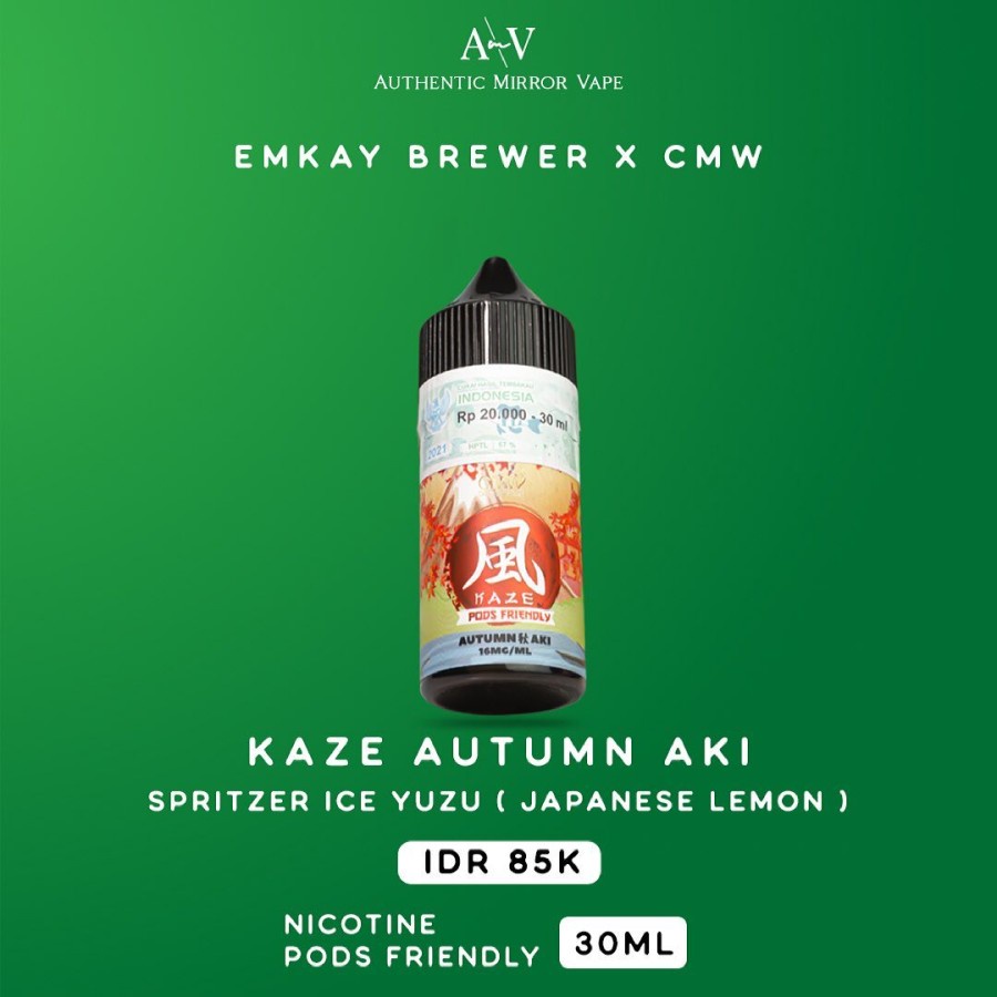 Jual Kaze Autumn Aki Pods Friendly 30ML by Emkay Brewer x CMW - LS ...