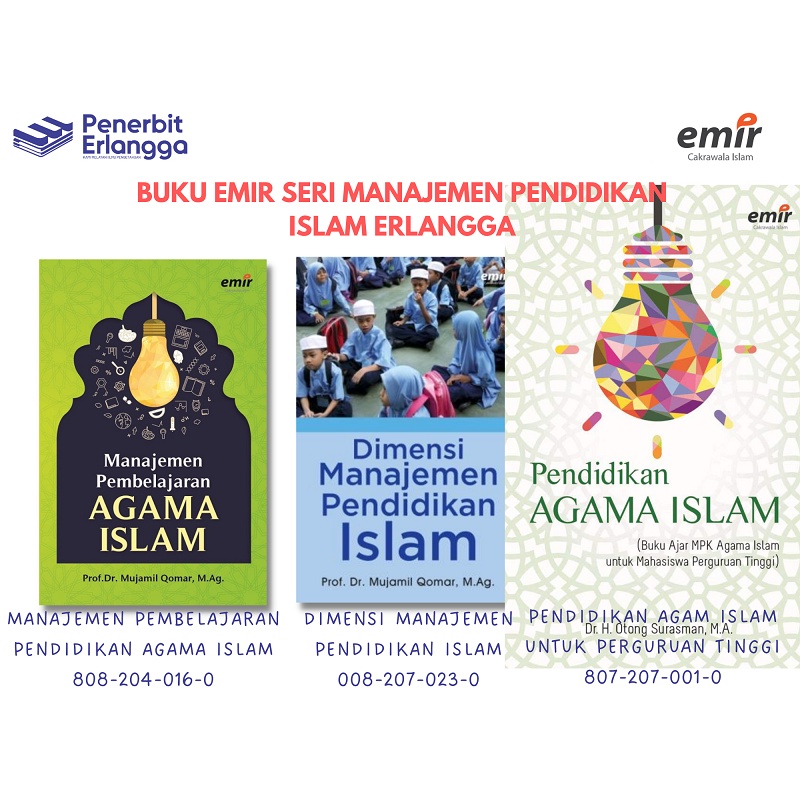Jual Buku Manajemen Pendidikan Islam Erlangga Shopee Indonesia