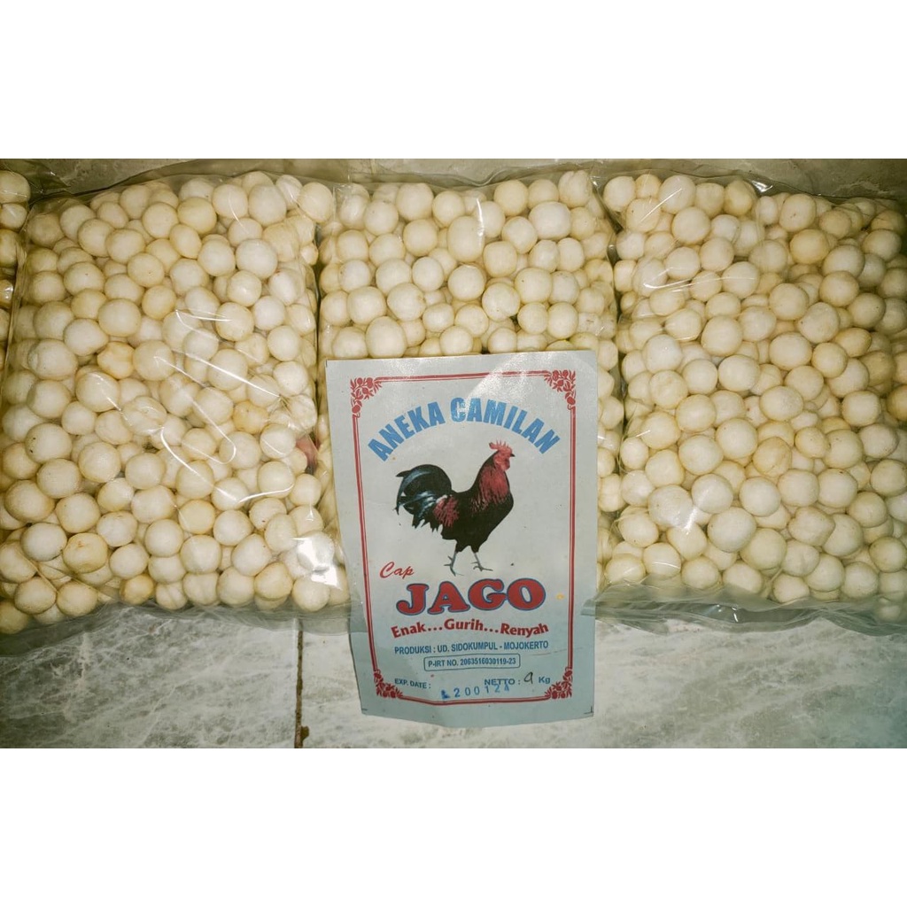 Jual Pilus Bulat Besar Putih Ori Jago 250gr | Shopee Indonesia