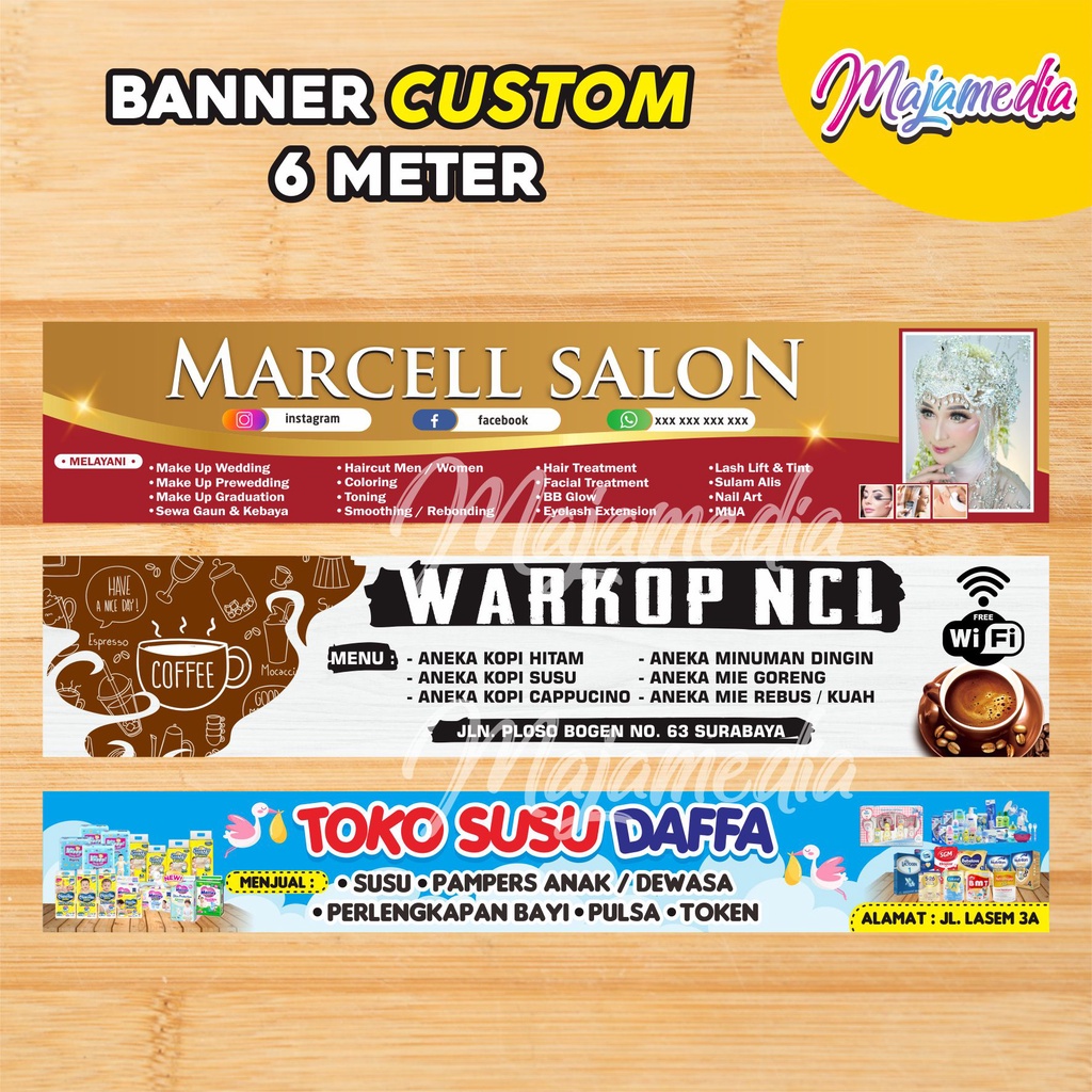 Jual BANNER 6 METER CUSTOM | Shopee Indonesia
