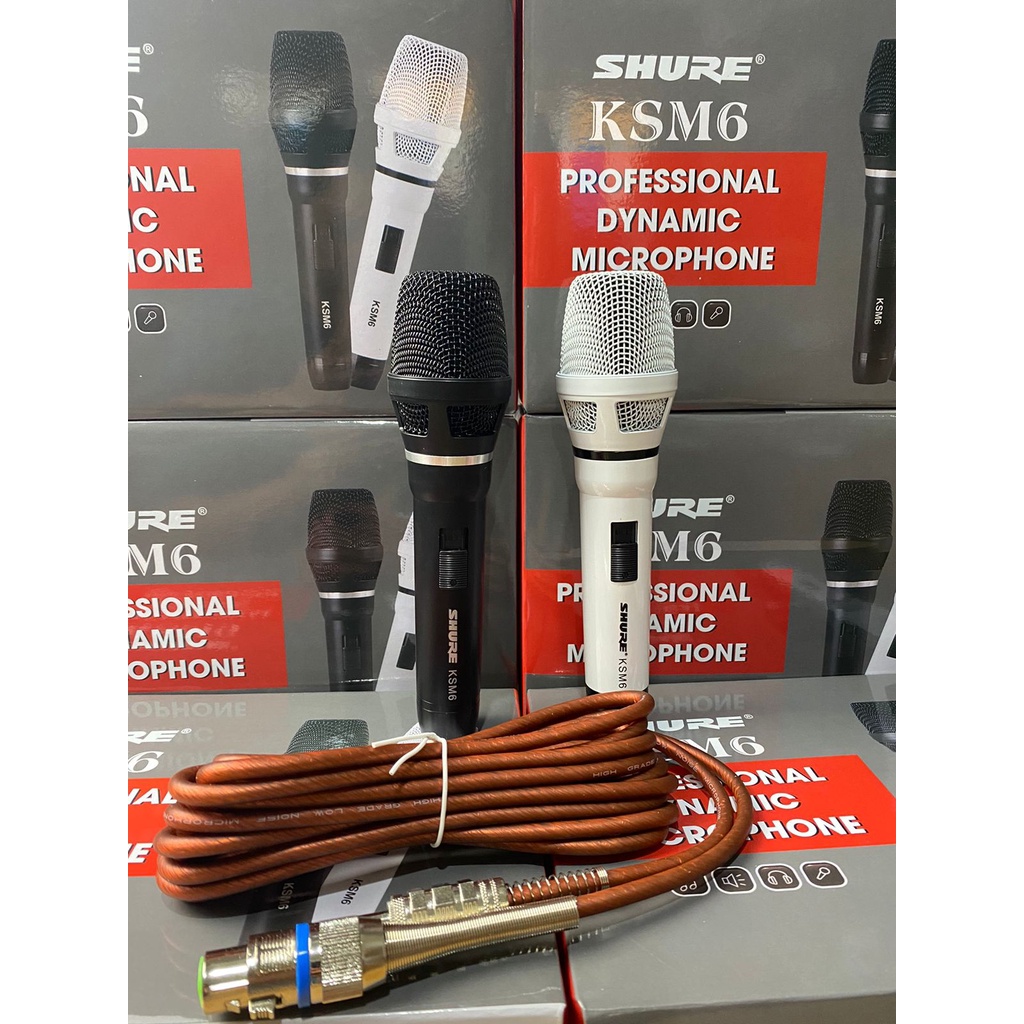 Jual Mic #Shure Mic Kabel Shure KSM 6 | Shopee Indonesia