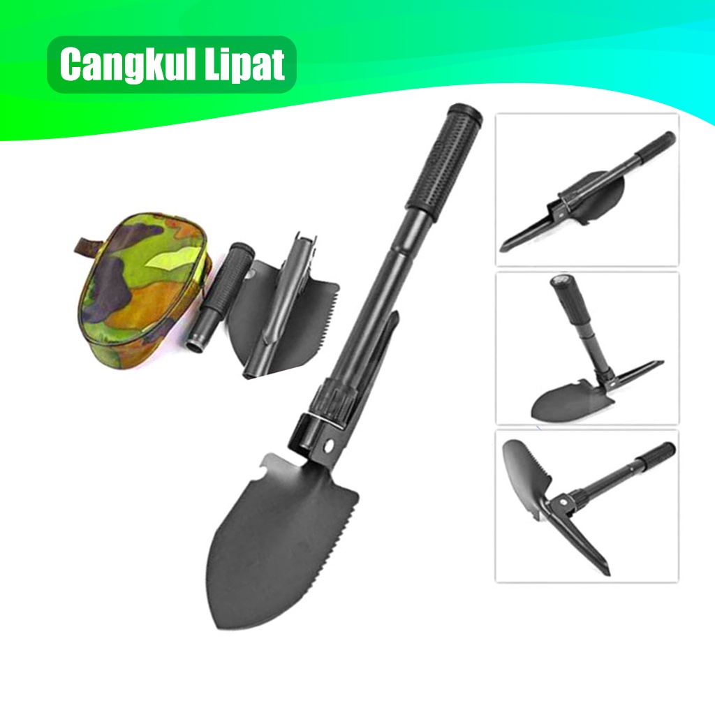 Jual Pacul Skop Lipat Militer Portable Survival Tools - Cangkul Pacul ...