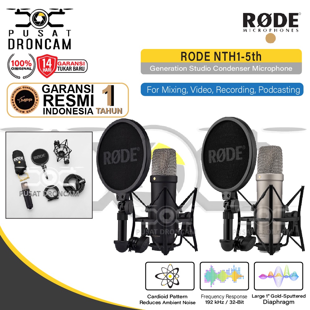 Jual Rode NT1 5th Generation Studio Condenser Microphone NT 1 5th Original | Shopee Indonesia