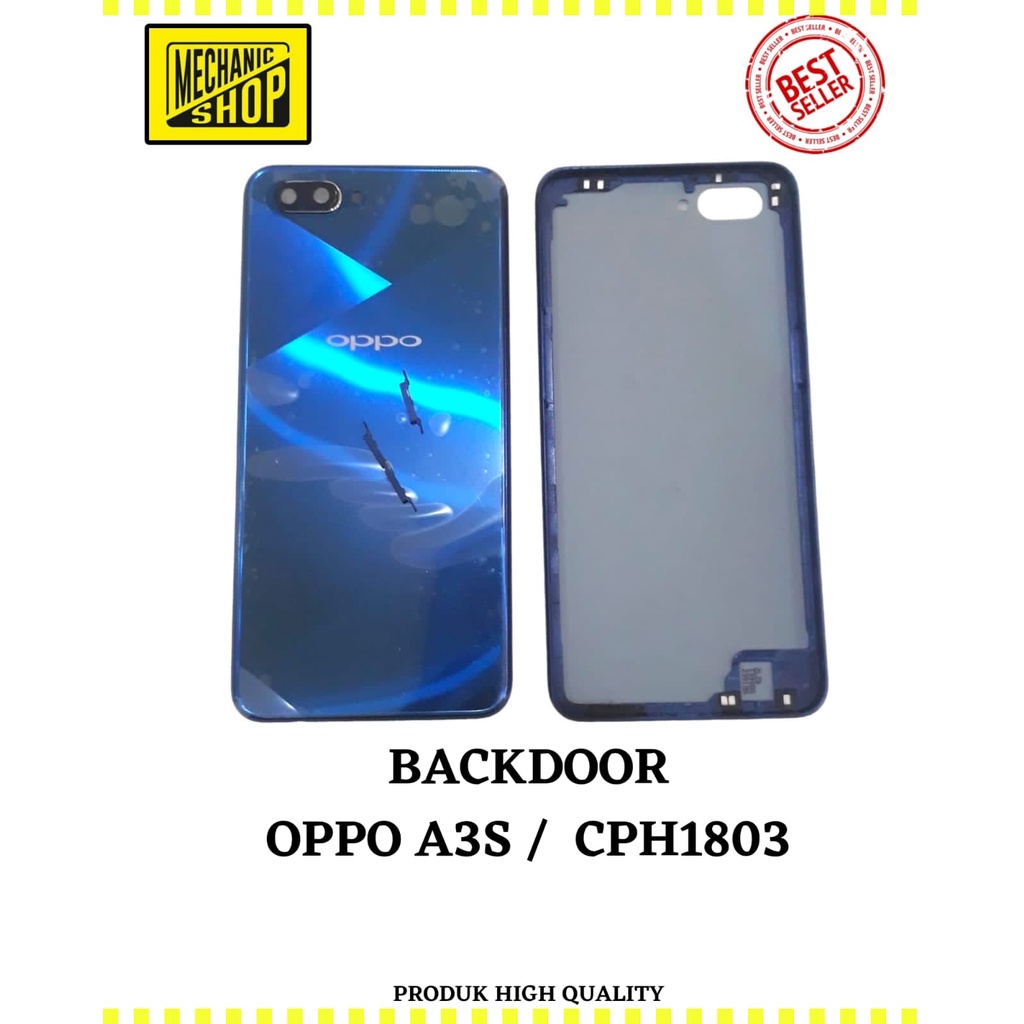 Jual BACKDOOR OPPO A3S / CPH1803 (BLUE) | Shopee Indonesia