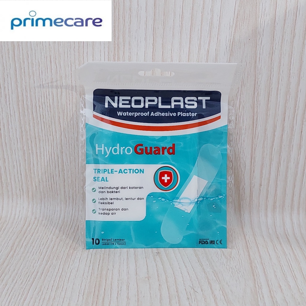 Jual Neoplast Plaster Luka Transparan Hydroguard Waterproof ISI 10 ...