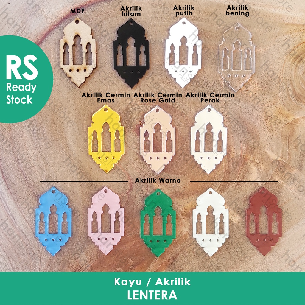 Jual RS 3,8 x 2 cm Lentera Masjid / Lampion Tag / / Hang tag / Hangging ...