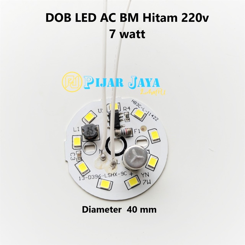 Jual PCB Lampu LED AC BM Hitam Watt Lengkap 3 5 7 9 12 15 18 20 27 30 ...