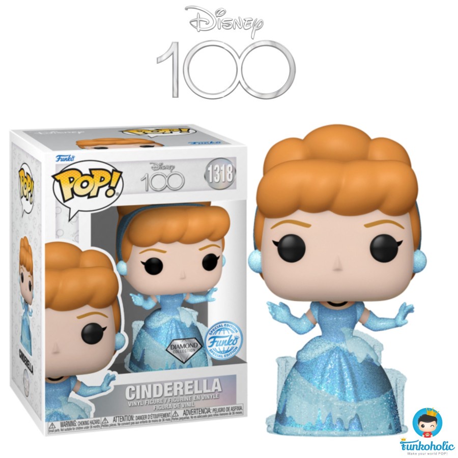 Jual Funko POP! Disney 100th Cinderella - Cinderella (Diamond Glitter ...