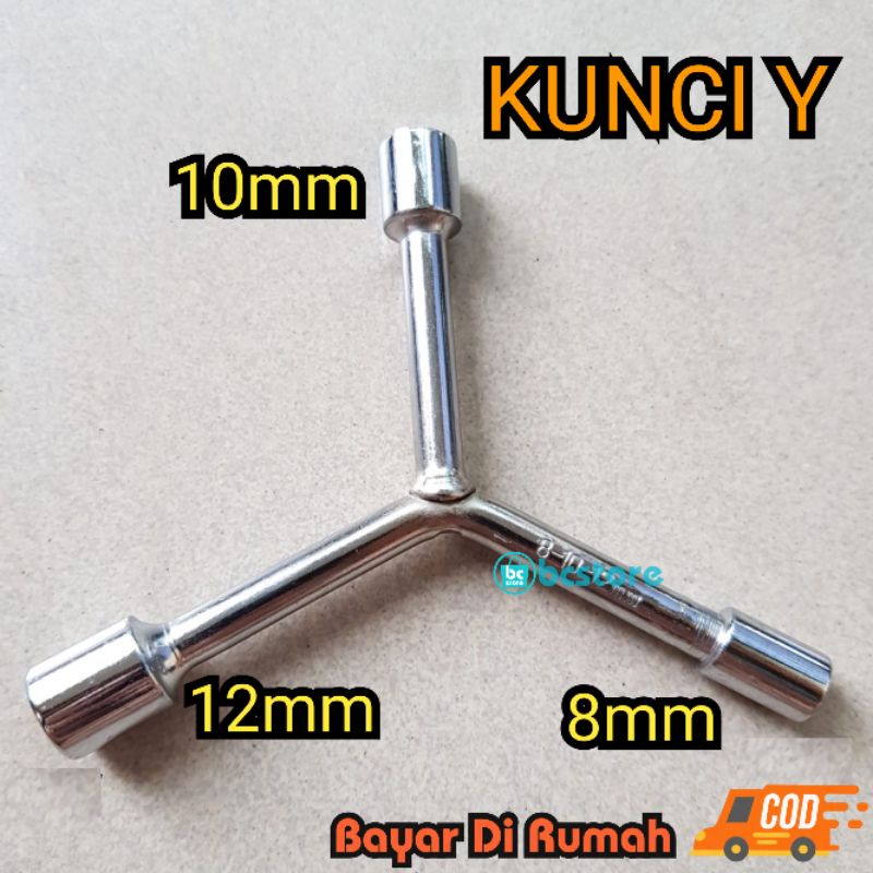 Jual Kunci Y Kunci Sok Sock 8mm x 10mm x 12mm | Shopee Indonesia