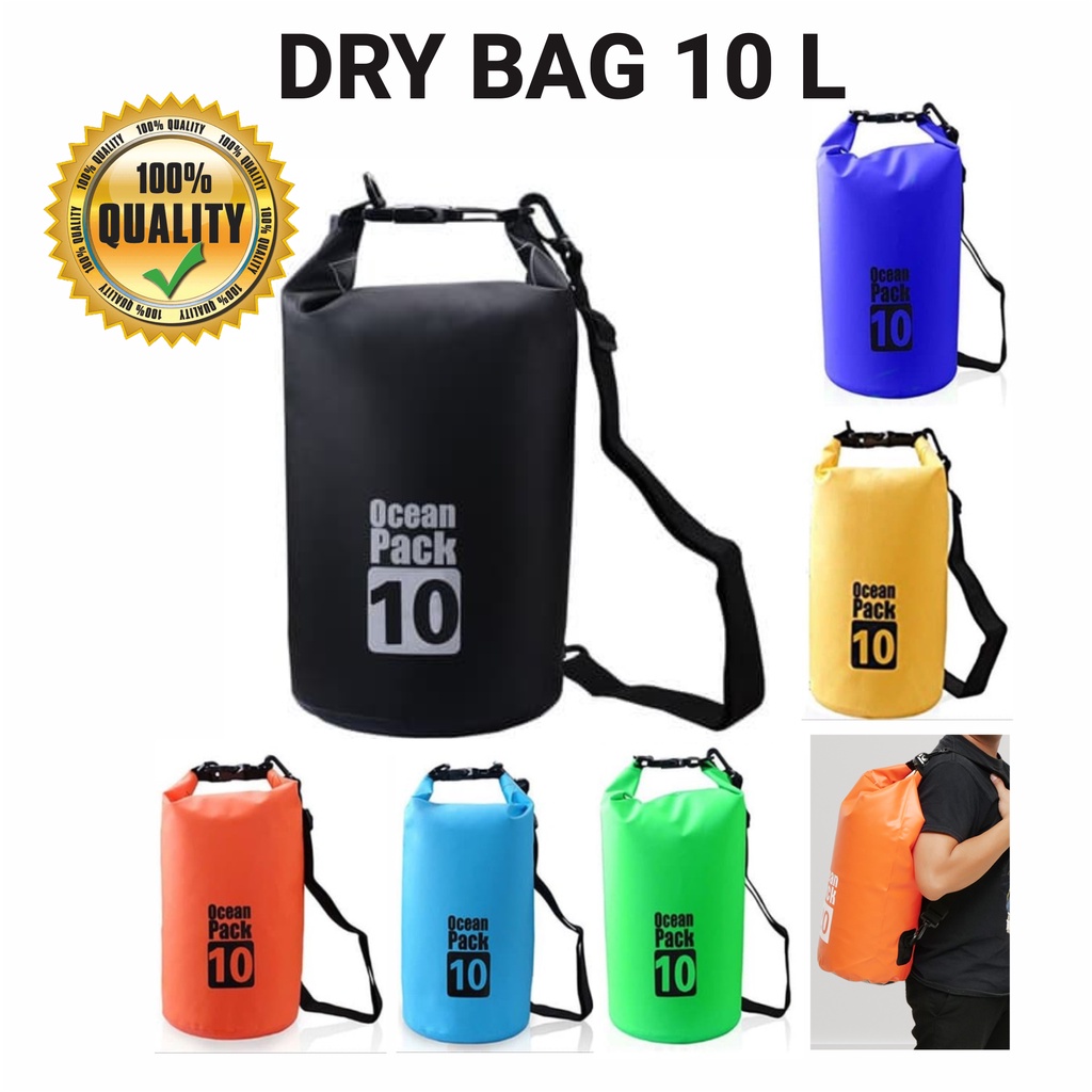 Jual Dry Bag Tas Anti Air Ocean Pack 10 L | Shopee Indonesia