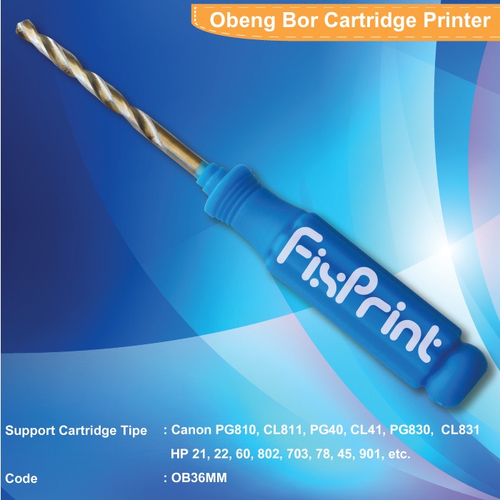 Jual [Color] Obeng Bor Cartridge Ukuran Infus 3.6Mm [Sd47F0] | Shopee ...