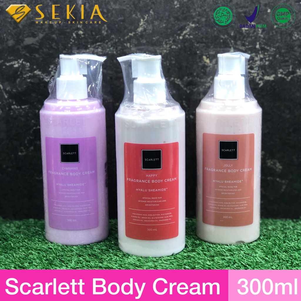 Jual Scarlett Whitening Body Cream / Scarlett Body CREAM / Body Cream ...